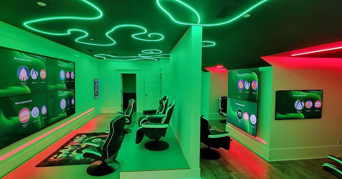 Custom Gaming Rooms | Miestro Home Integration